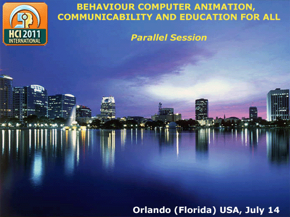 HCI International 2011 - Behaviour Computer Animation, Communicability ...